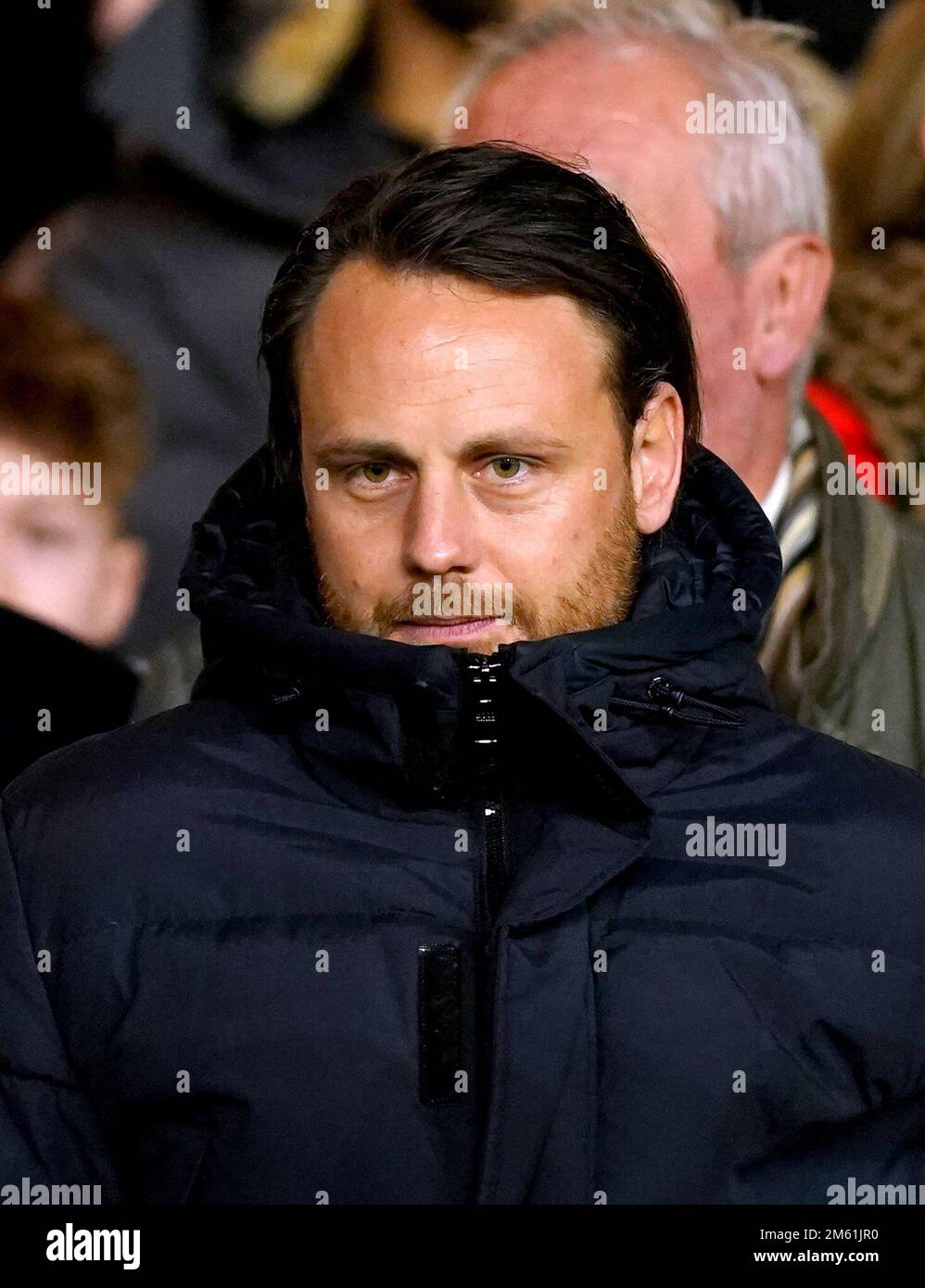 Chelsea technical director Christopher Vivell in the stands ahead of ...