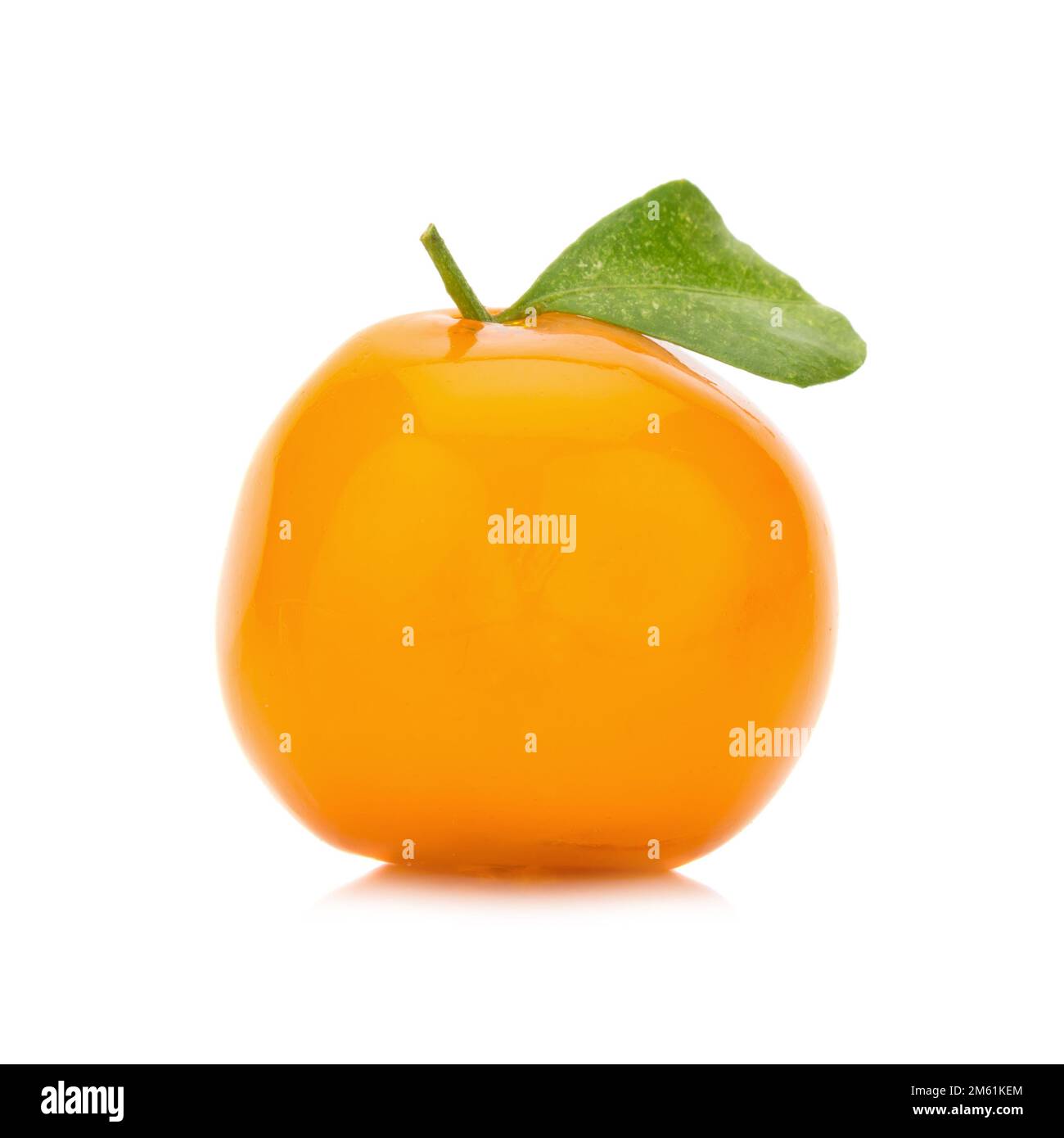 Dessert Orangethailand Deletable Imitation Fruits Handmade Small Orange Isolated On White