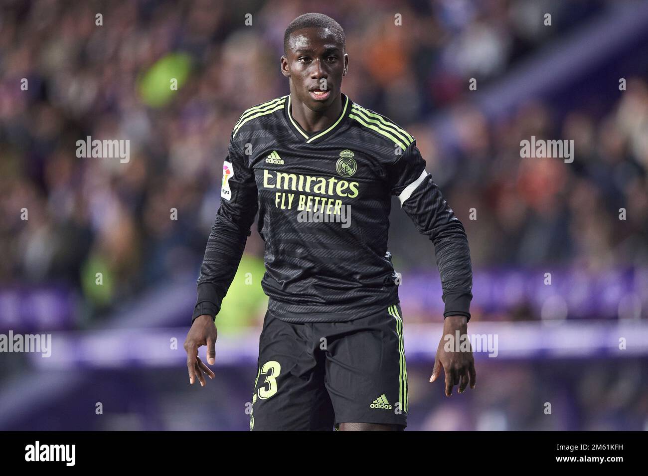 Ferland Mendy of Real Madrid CF during the La Liga Santander match ...