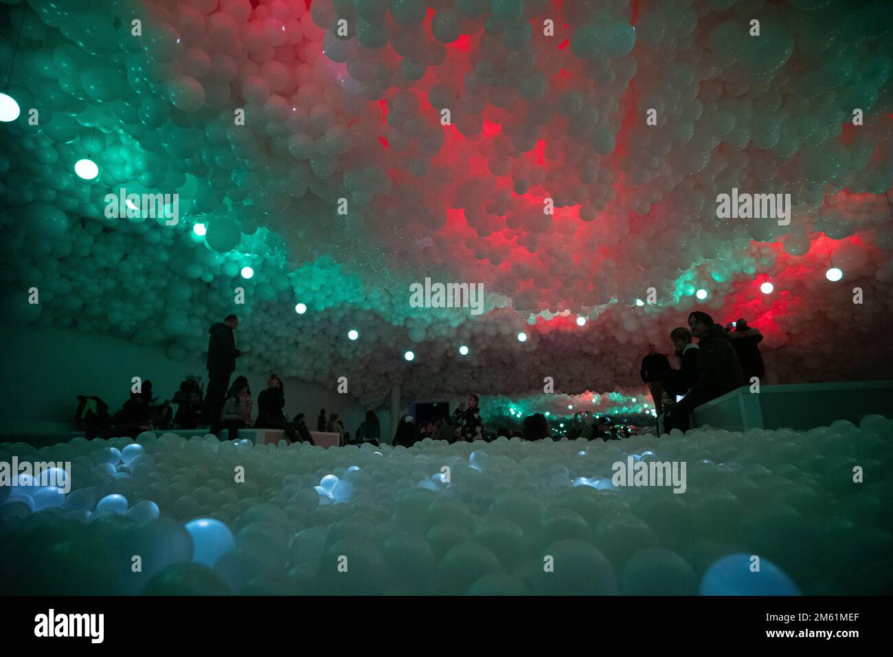 view from the balloon museum in Milan, Italy Stock Photo - Alamy