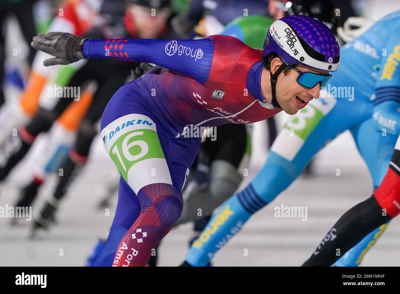 AMSTERDAM, NETHERLANDS - JANUARY 1: Jan-Willem Broos of team Port of ...