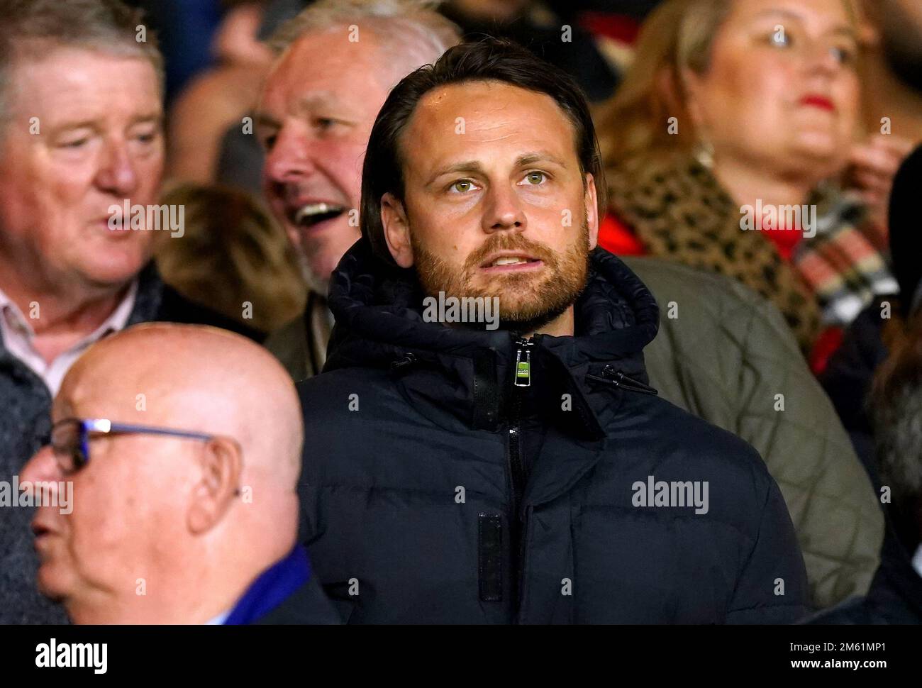 Chelsea technical director Christopher Vivell in the stands ahead of ...