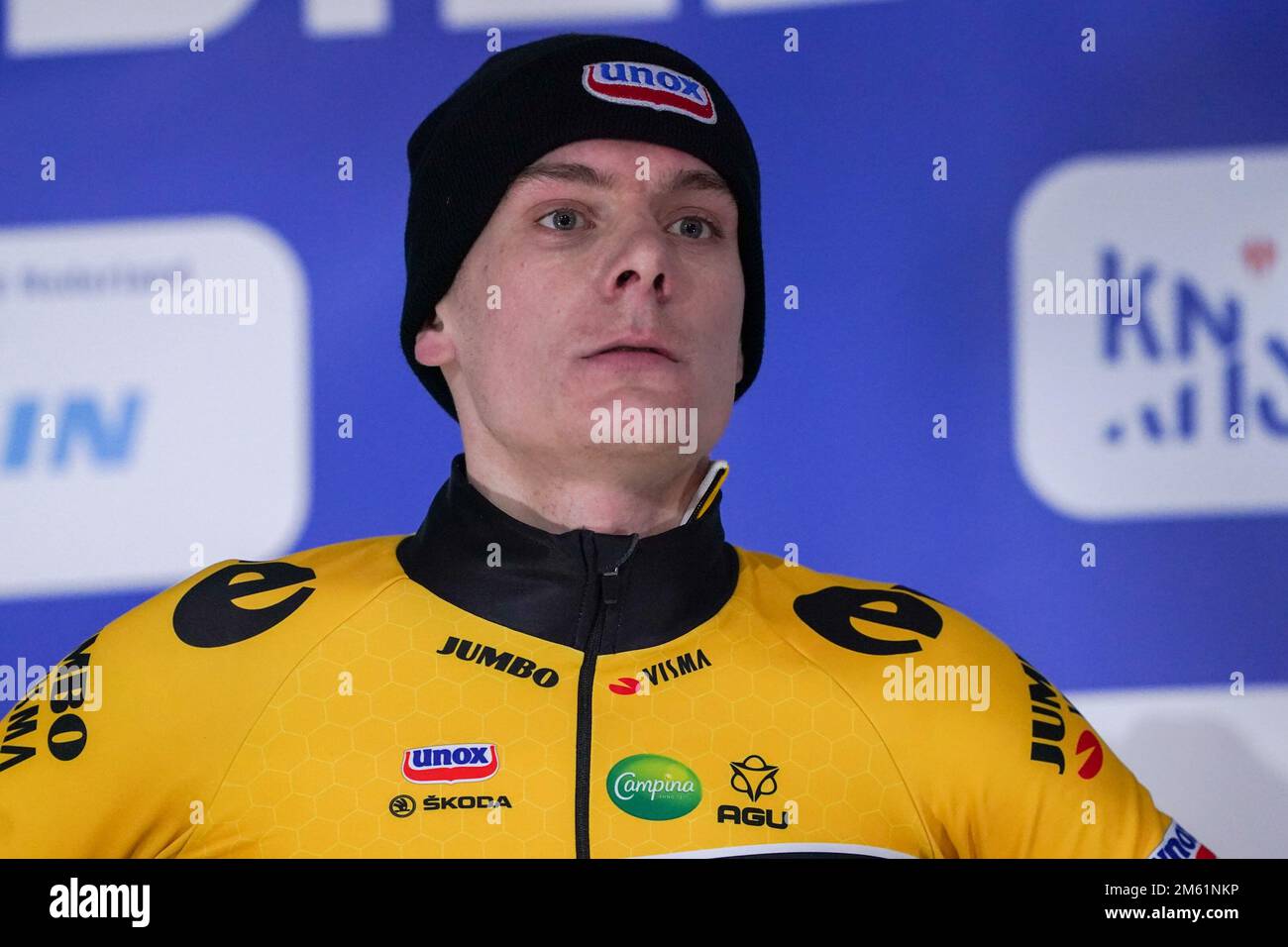 AMSTERDAM, NETHERLANDS - JANUARY 1: Robert Post of team Jumbo/Visma ...