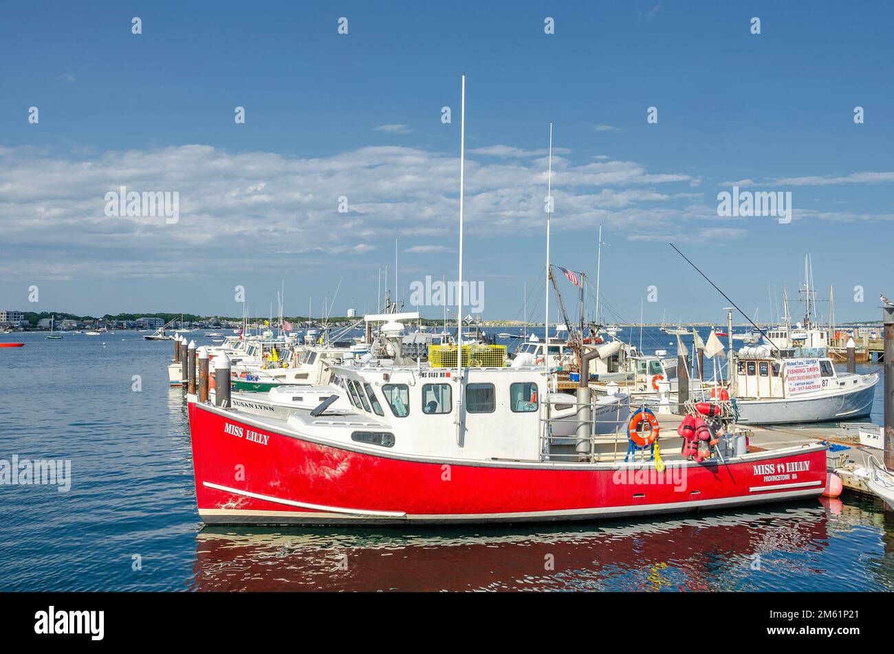 Miss Lilly. Lobster Fishing Boat. Provincetown Harbor. Provincetown ...