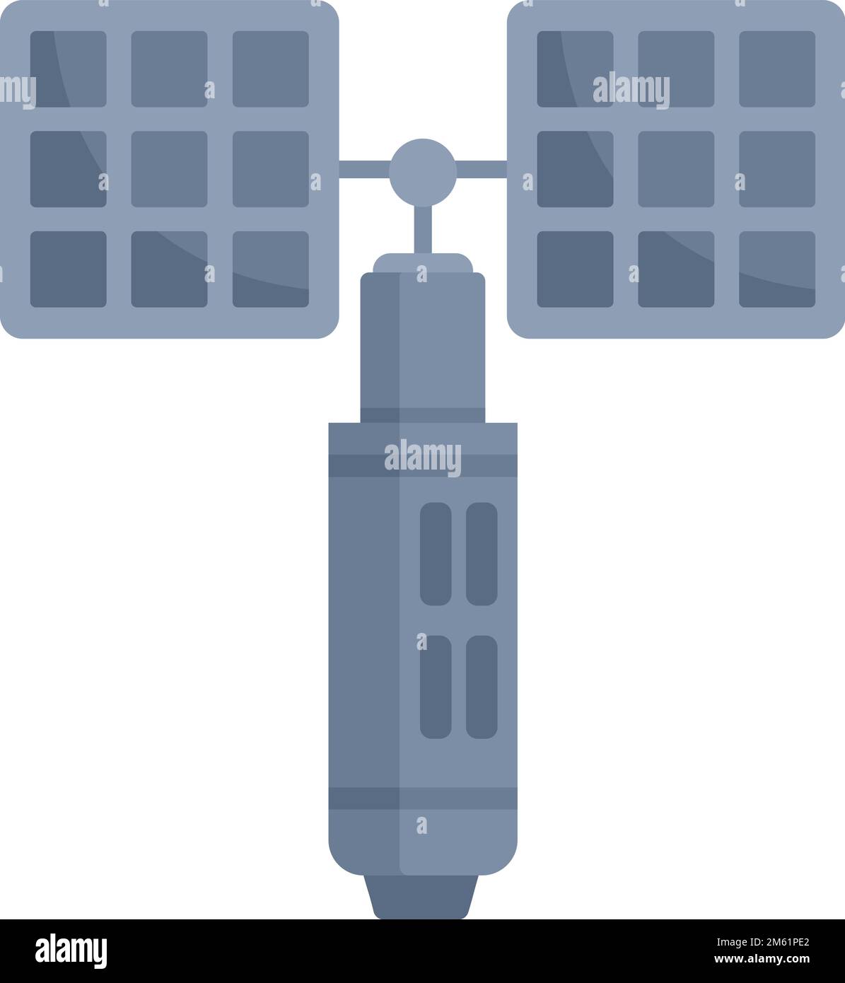 Base space station icon flat vector. Galaxy planet spaceship. Colony ...