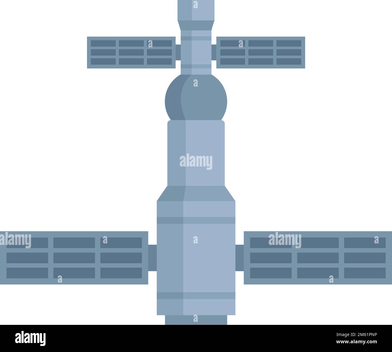 Exploration space station icon flat vector. International rocket. Mars ...