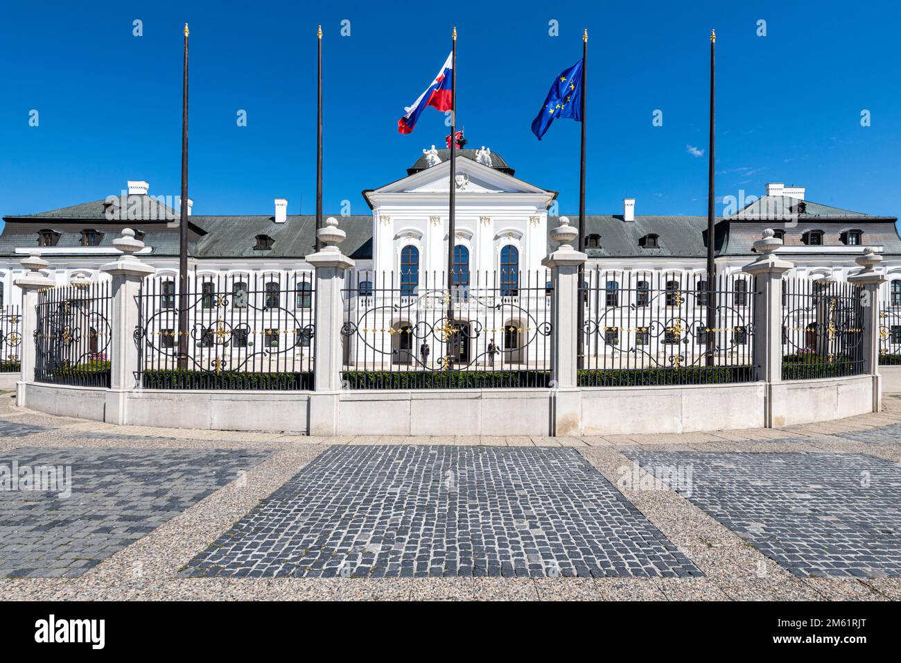 The Grassalkovich Palace in Bratislava, Slovakia Stock Photo - Alamy