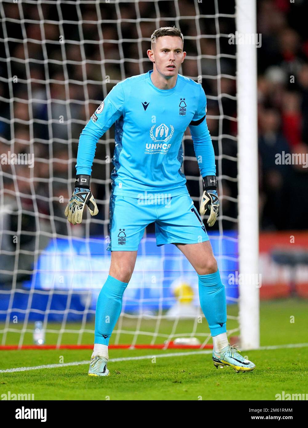 Nottingham Forest goalkeeper Dean Henderson during the Premier League ...