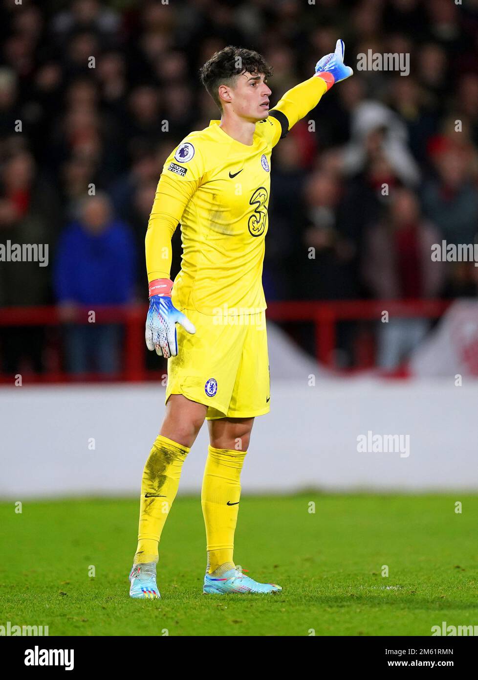 Chelsea goalkeeper Kepa Arrizabalaga during the Premier League match at ...