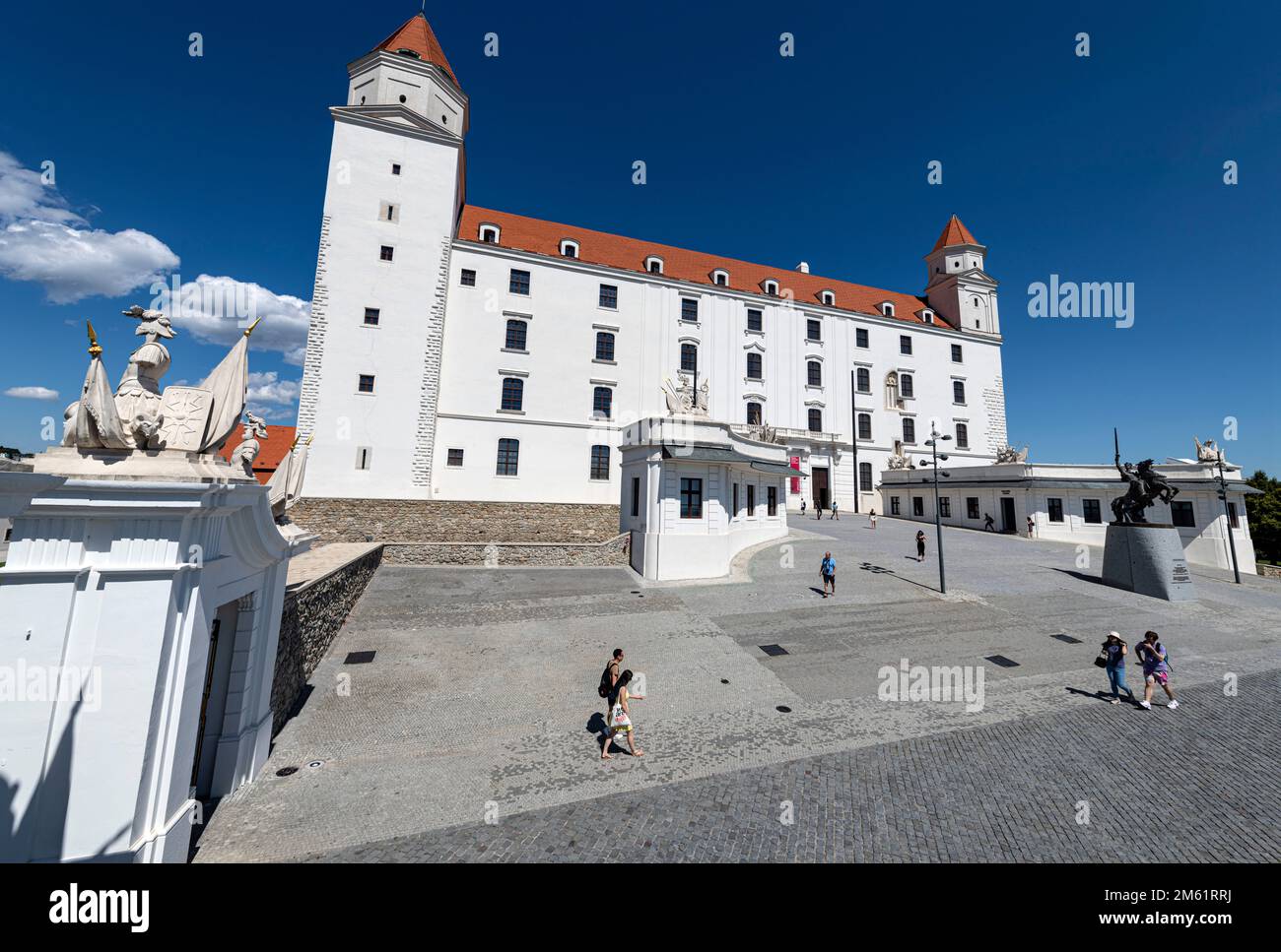 Bratislava castle main entrance hi-res stock photography and images - Alamy