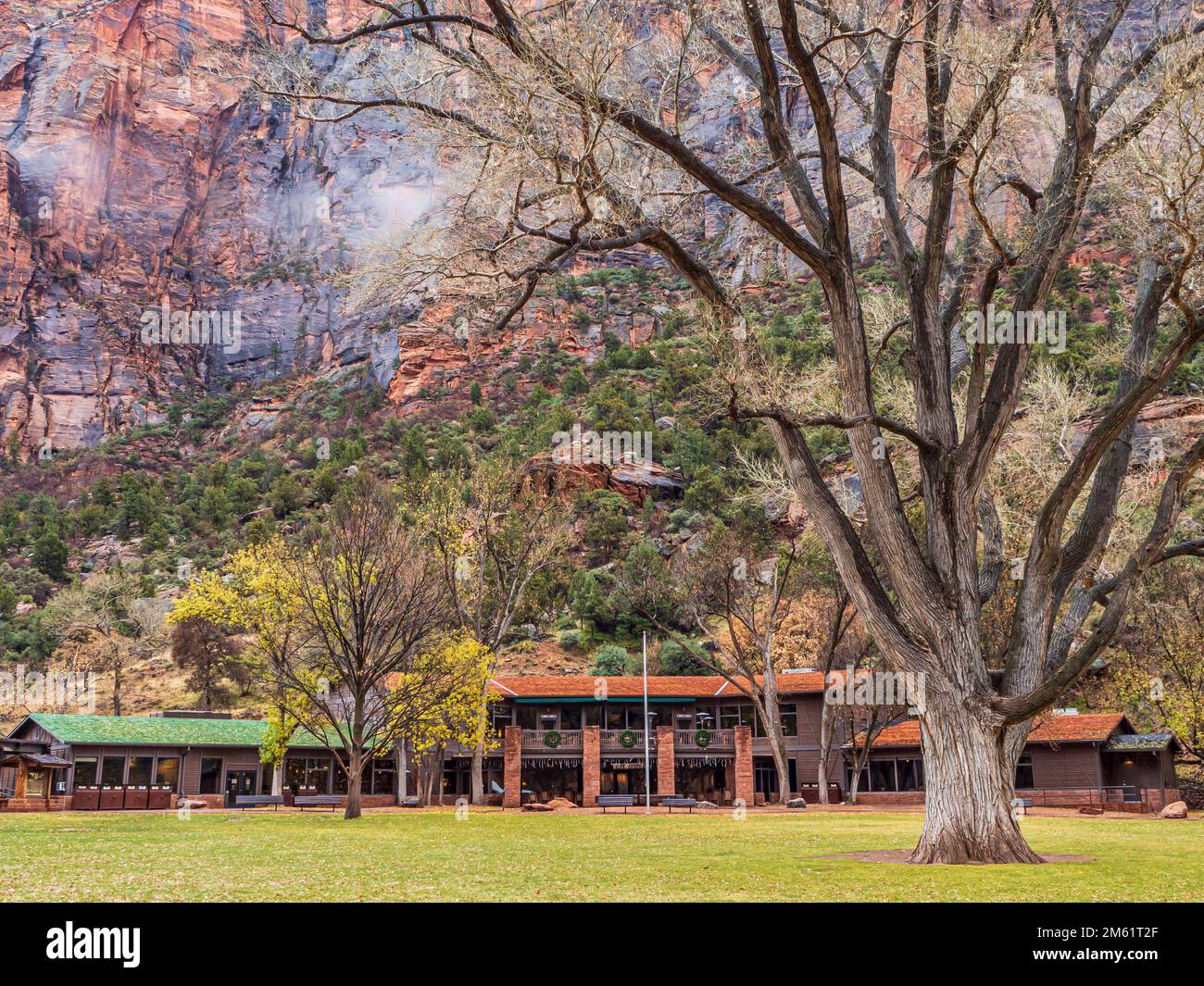 Zion Park Lodge, Zion National Park, Springdale, Utah Stock Photo - Alamy
