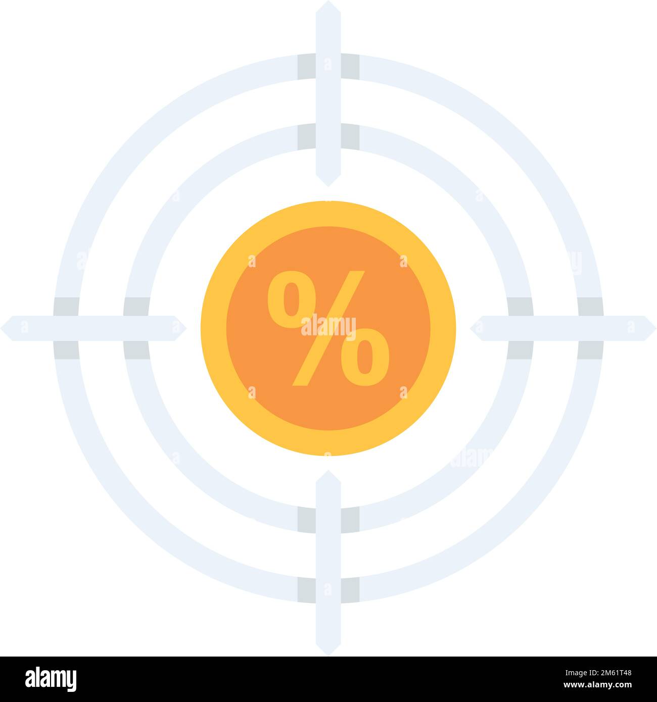 Bonus target icon. Flat illustration of Bonus target vector icon for ...