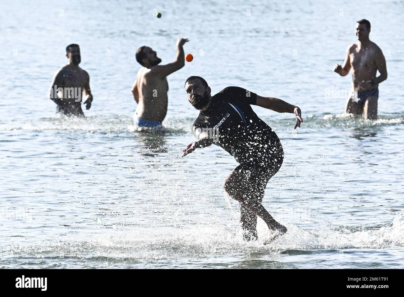 The people of Split used the sunny first day of the New Year for a ...