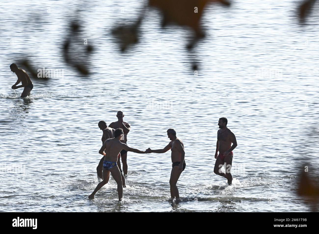 The people of Split used the sunny first day of the New Year for a ...