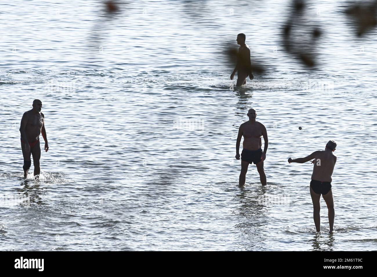The people of Split used the sunny first day of the New Year for a ...