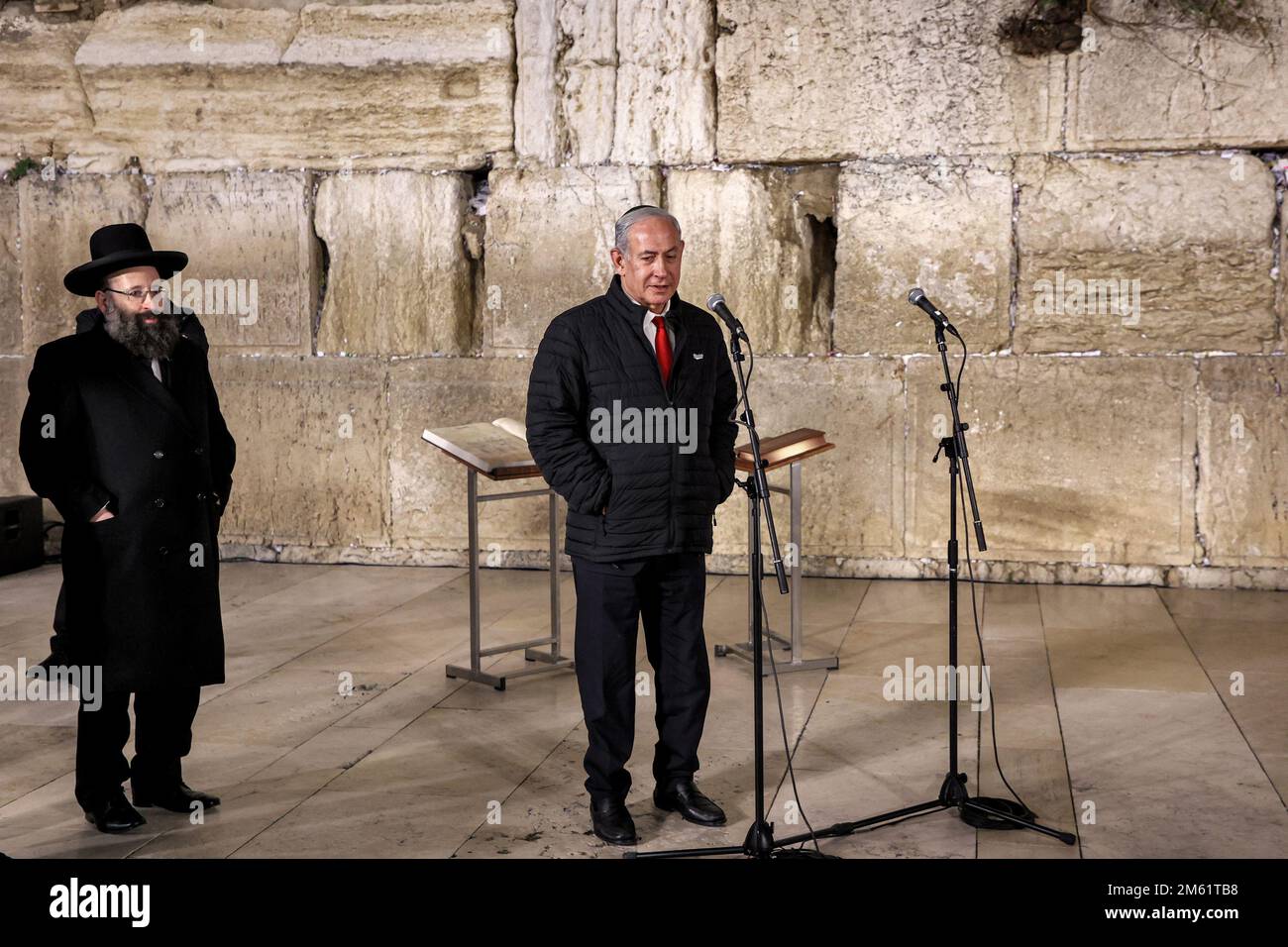 Jerusalem, Israel. 01st Jan, 2023. Israel's Prime Minister Benjamin ...