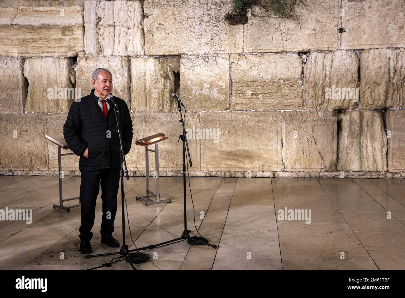 Jerusalem, Israel. 01st Jan, 2023. Israel's Prime Minister Benjamin ...