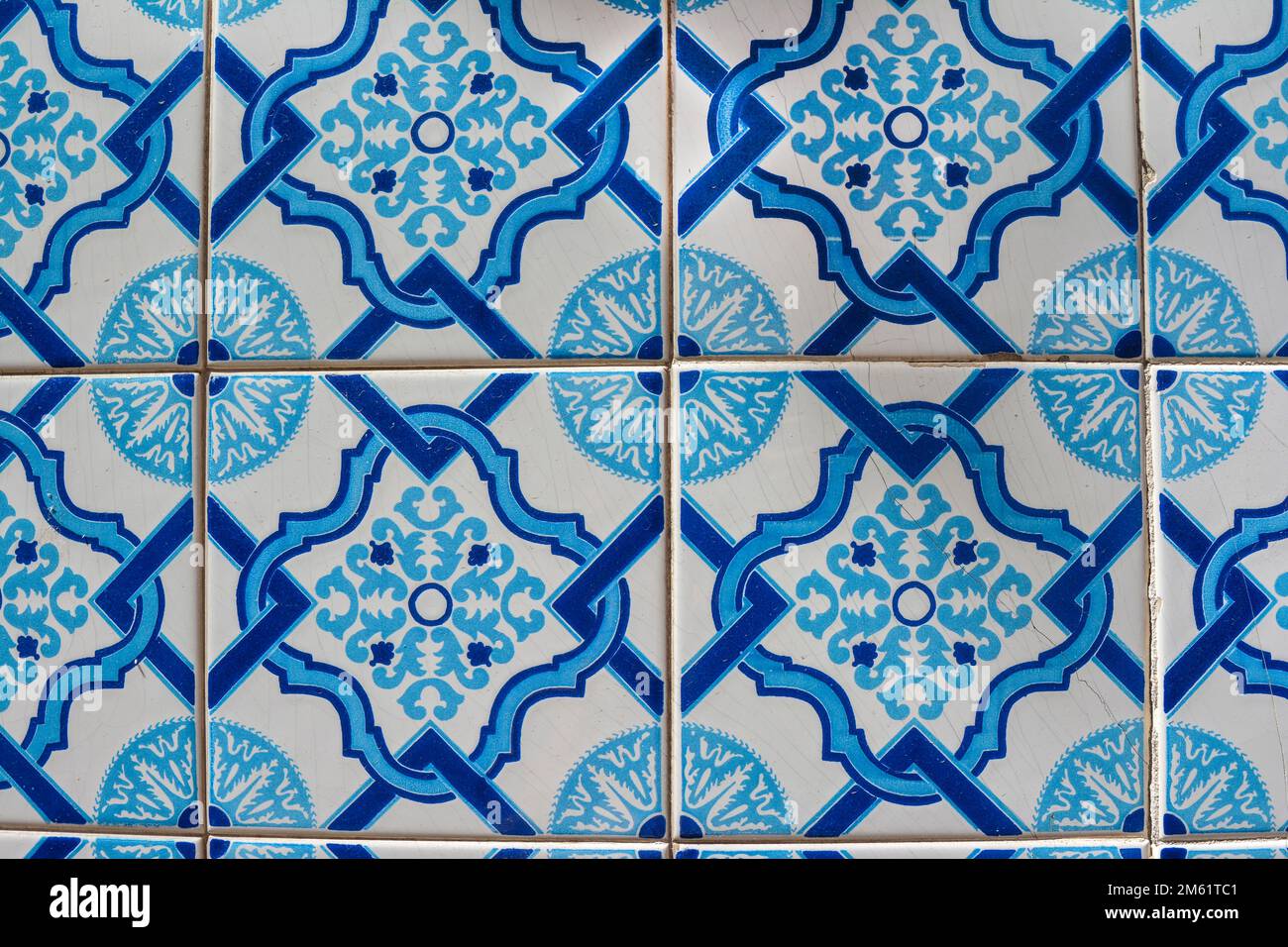 Old tiles of Portugal, detail of a classic ceramic tiles azulejo, art ...