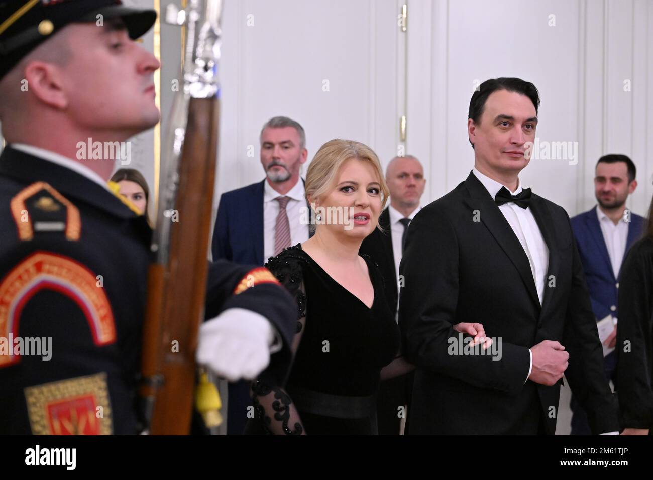 Bratislava, Slovakia. 01st Jan, 2023. Slovak President Zuzana Caputova ...