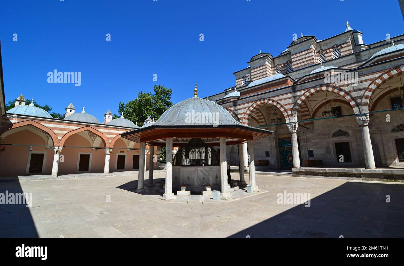Located in Istanbul, Turkey, the Zal Mahmut Pasha Mosque was built in ...
