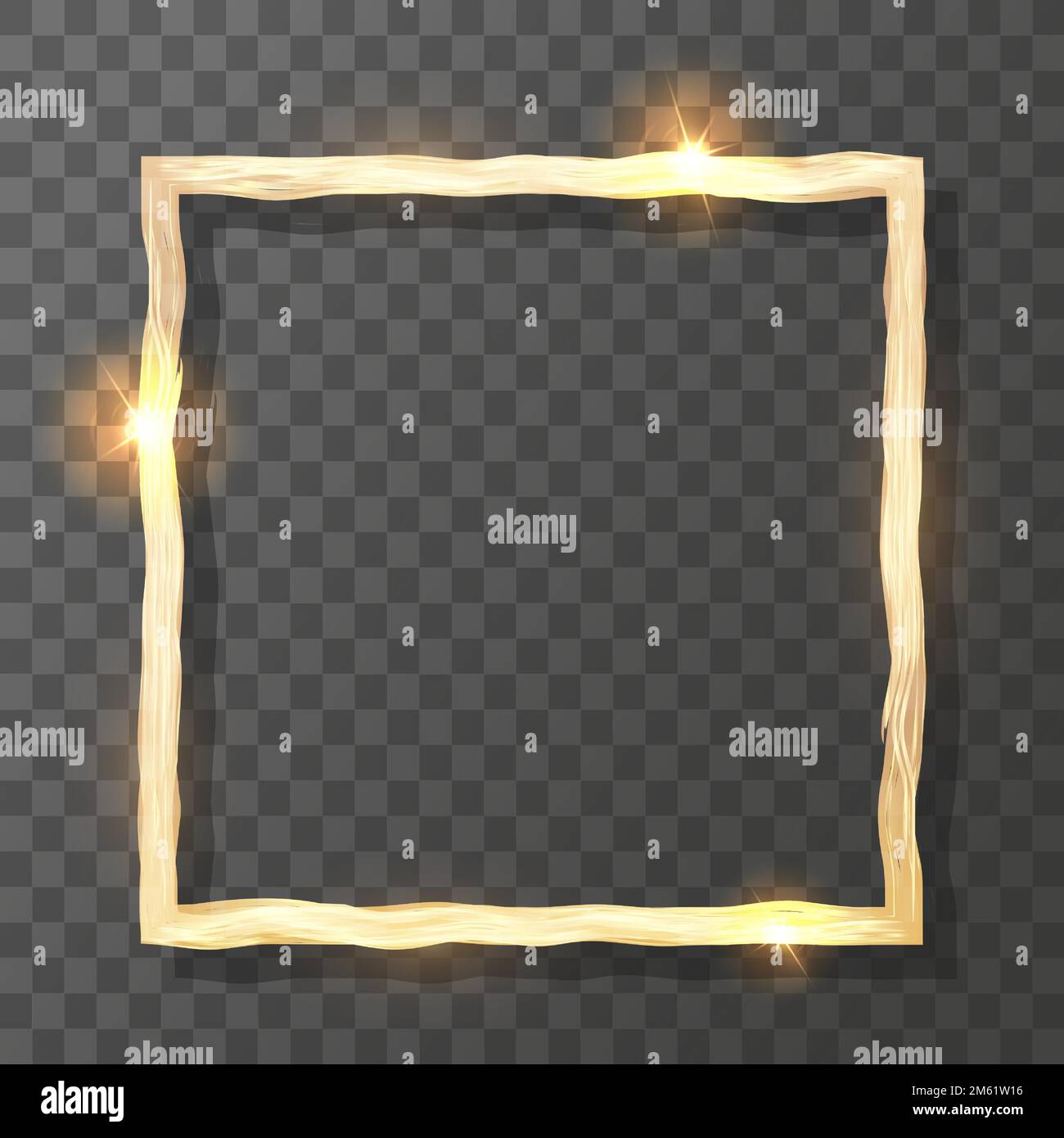 Luxury frame made gold Stock Vector Images - Alamy