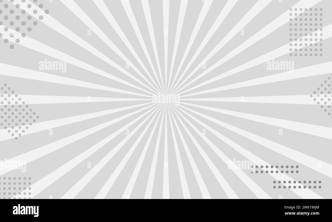 A vector illustration of Grey sunburst abstract vintage background with ...