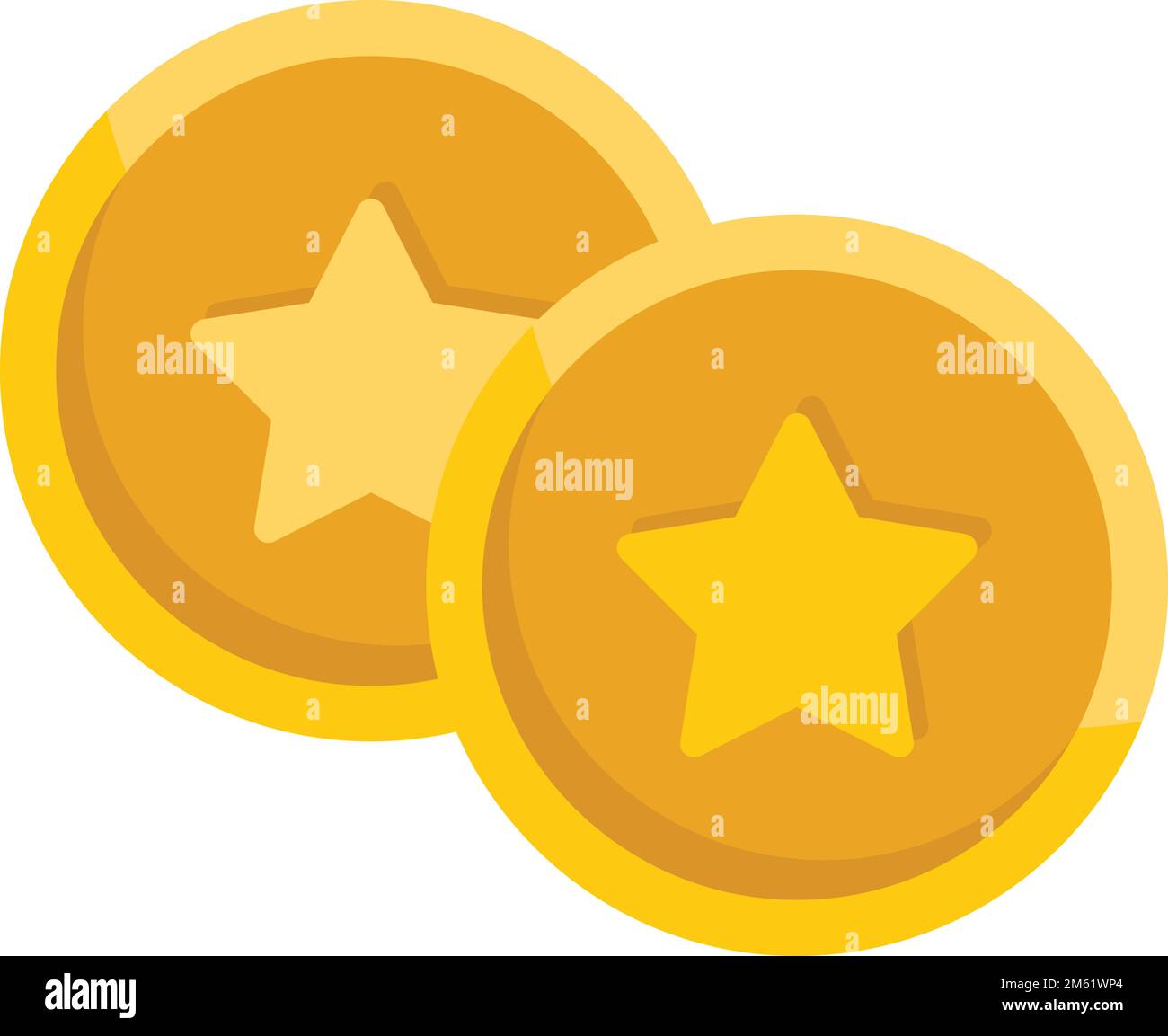Sale bonus coins icon. Flat illustration of Sale bonus coins vector ...
