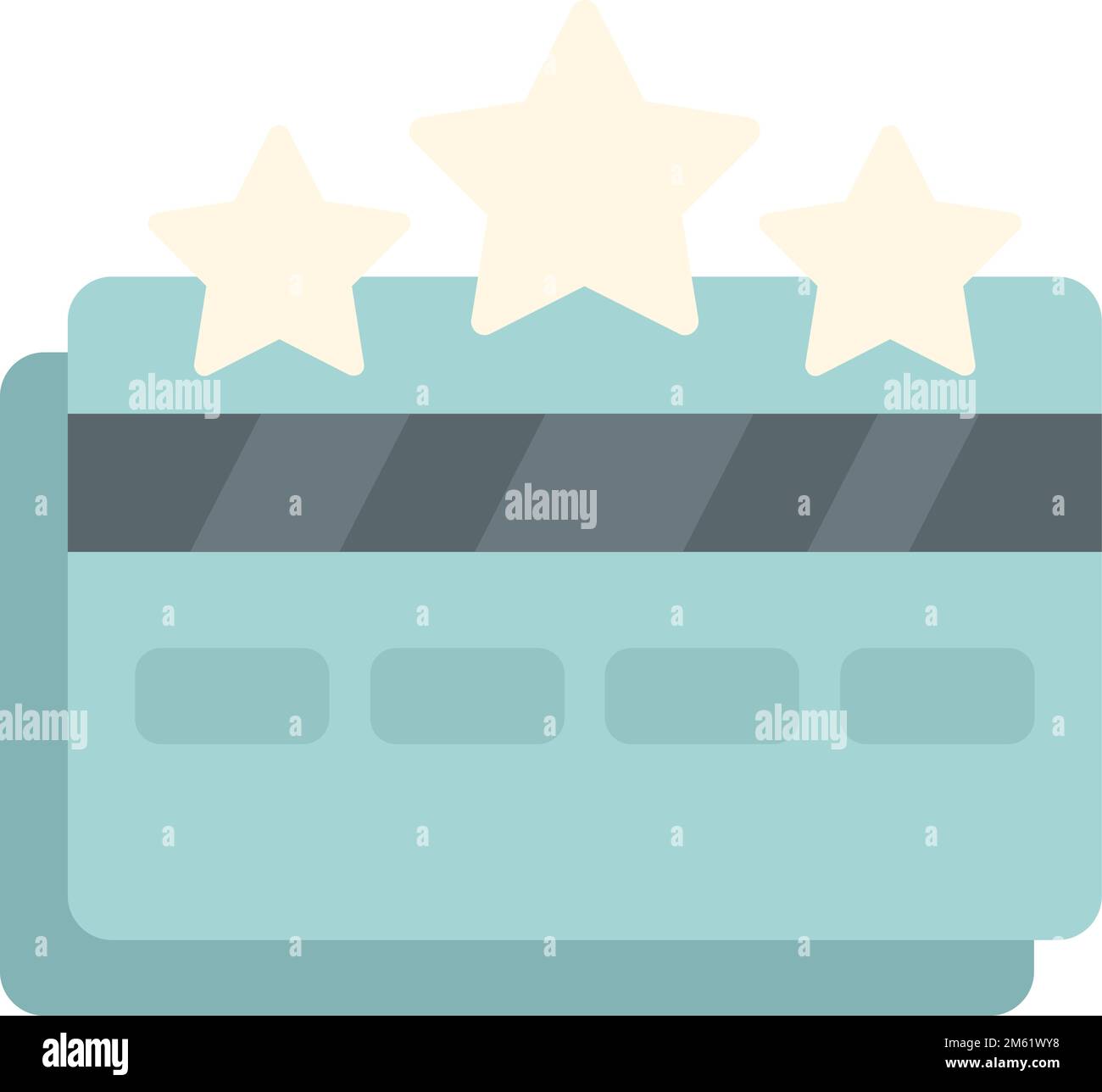 Sale bonus bank card icon. Flat illustration of Sale bonus bank card ...