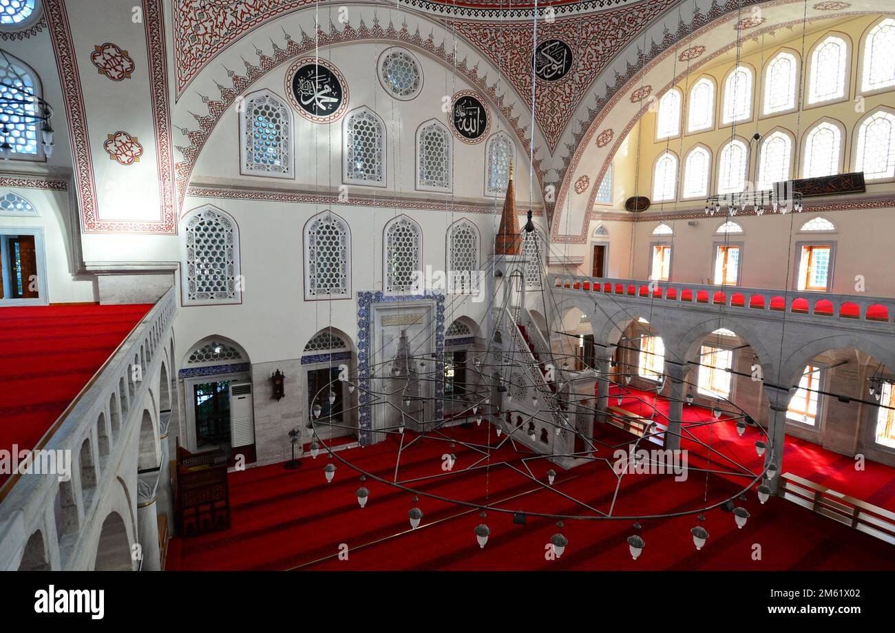 Located in Istanbul, Turkey, the Zal Mahmut Pasha Mosque was built in ...