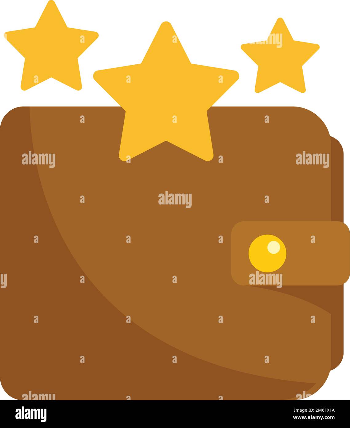 Sale bonus star wallet icon. Flat illustration of Sale bonus star ...