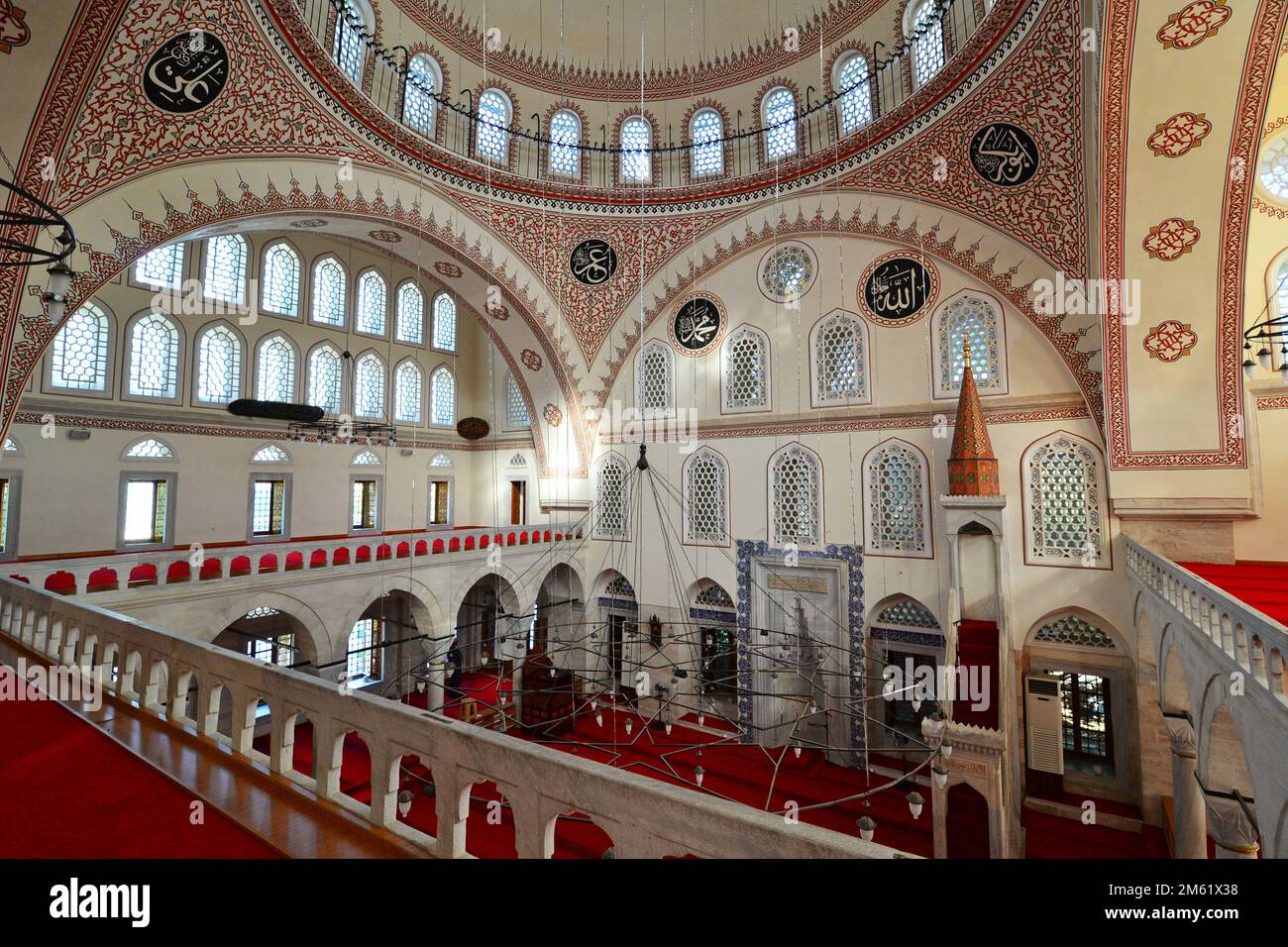 Located in Istanbul, Turkey, the Zal Mahmut Pasha Mosque was built in ...