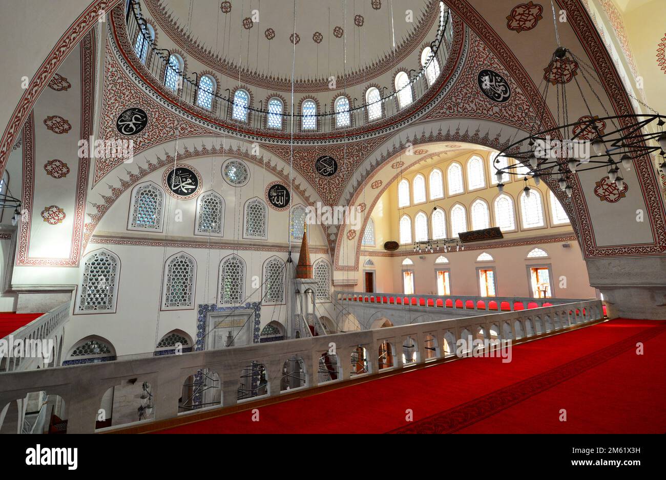 Located in Istanbul, Turkey, the Zal Mahmut Pasha Mosque was built in ...