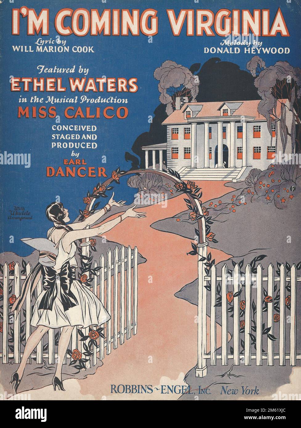 "Miss Calico" 1927 Ethel Waters Musical Revue Sheet Music Cover Stock ...