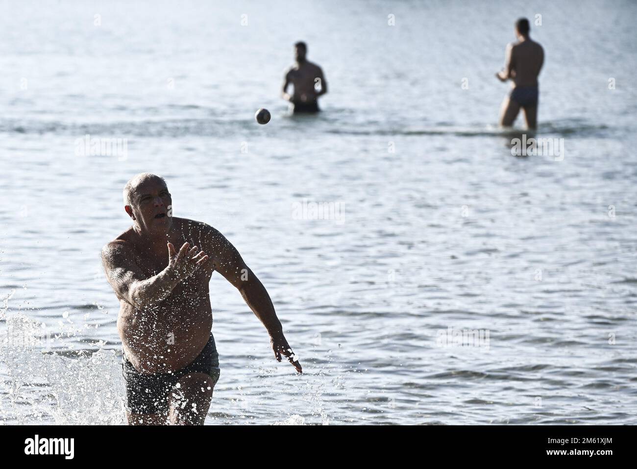 The people of Split used the sunny first day of the New Year for a ...