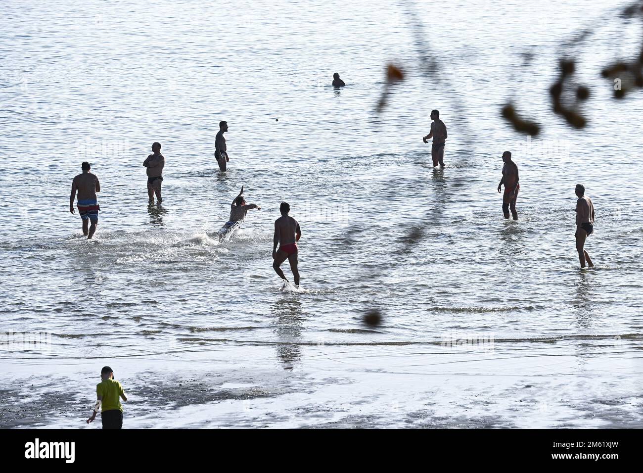 The people of Split used the sunny first day of the New Year for a ...