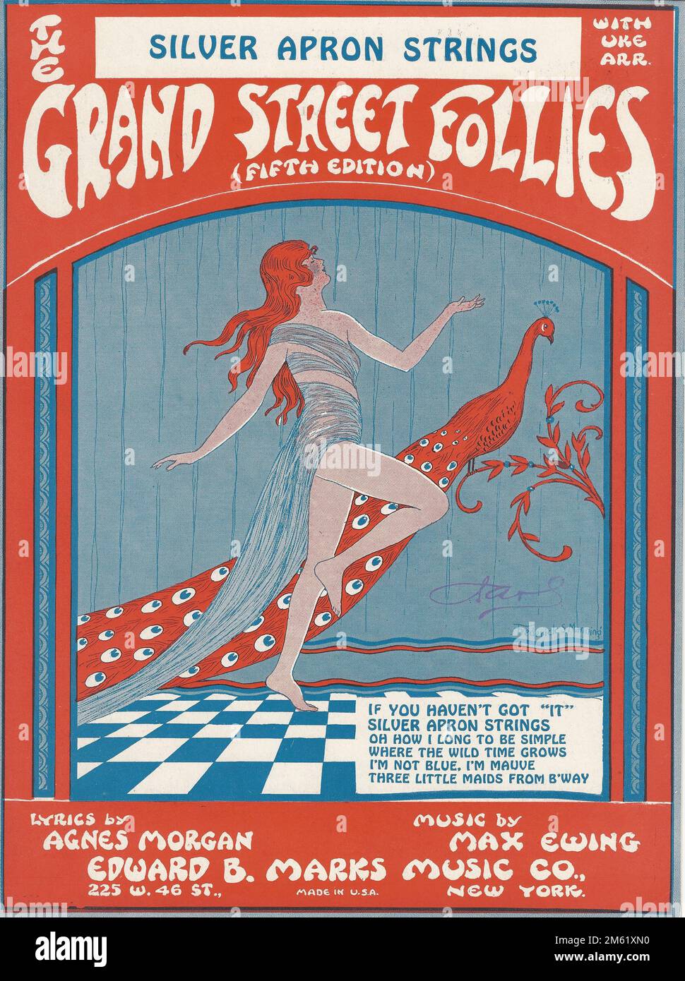 "Grand Street Follies" 5th Edition 1927 Musical Revue Sheet Music Cover ...