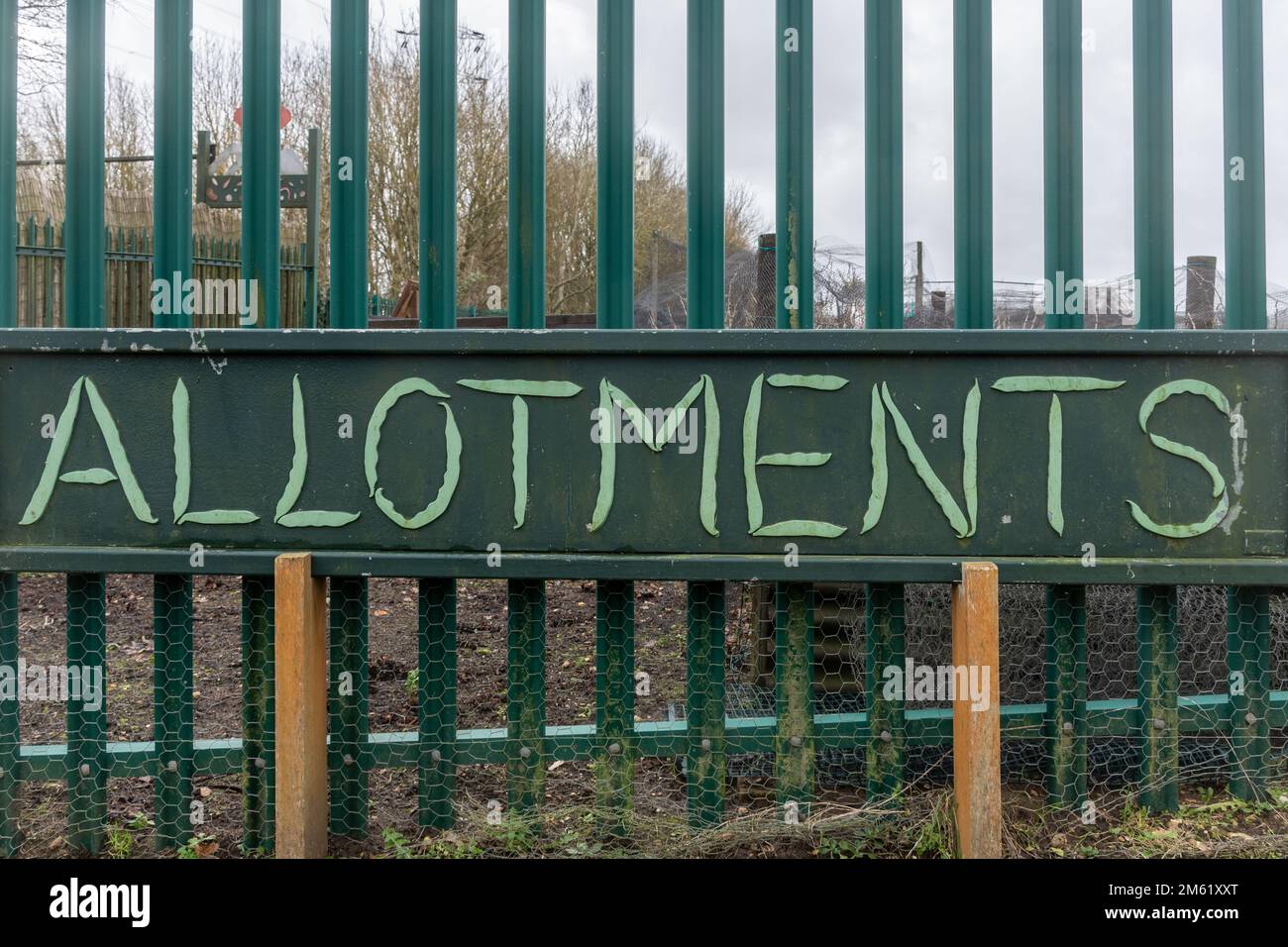 Allotments word hi-res stock photography and images - Alamy
