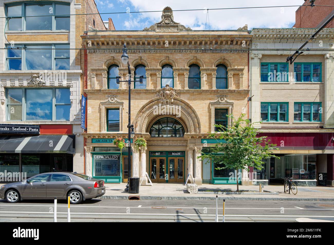 Market Arcade is named for the long-defunct public market (now parking ...