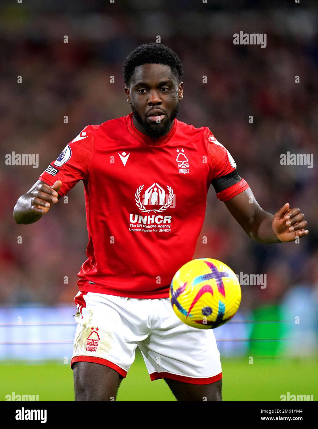 Nottingham Forest's Orel Mangala during the Premier League match at the ...