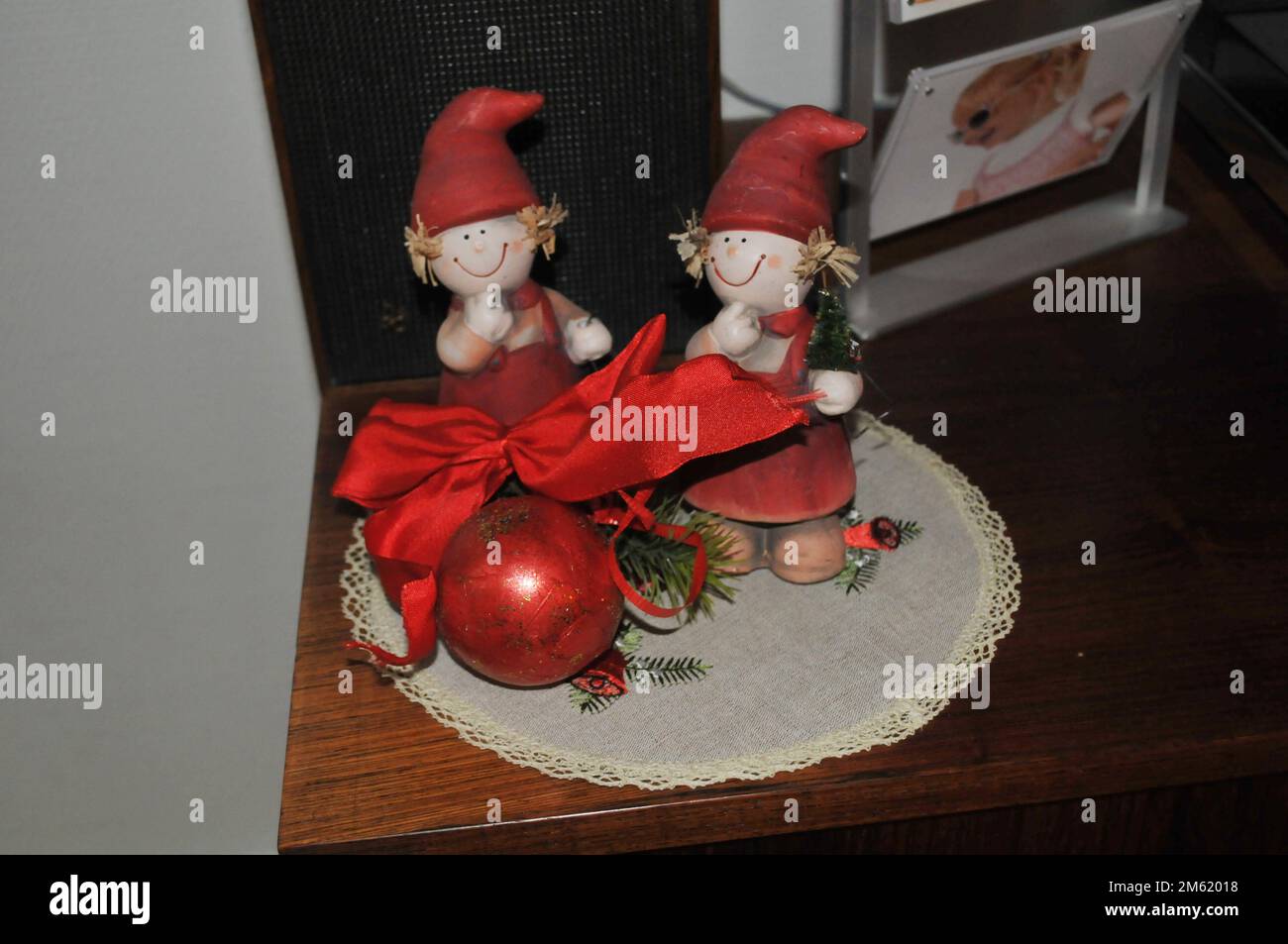Jyderup/Denmark/31 December 2022/ Christmas decorations and new year ...