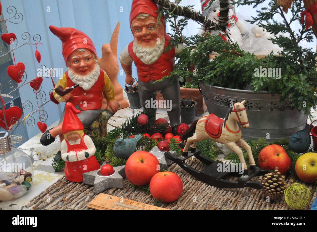 Jyderup/Denmark/31 December 2022/ Christmas decorations and new year ...