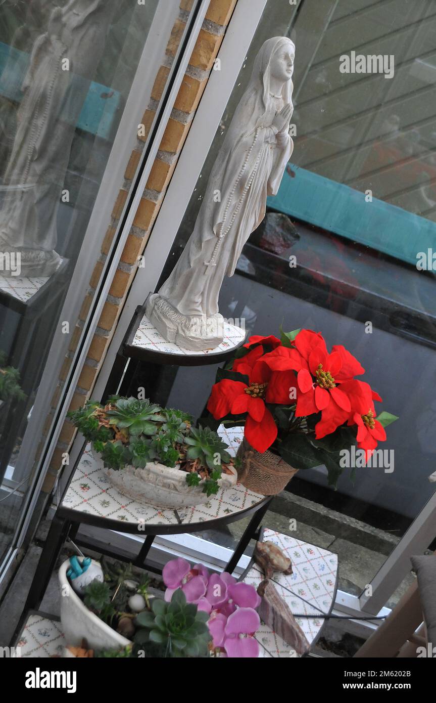 Jyderup/Denmark/31 December 2022/ Christmas decorations and new year ...