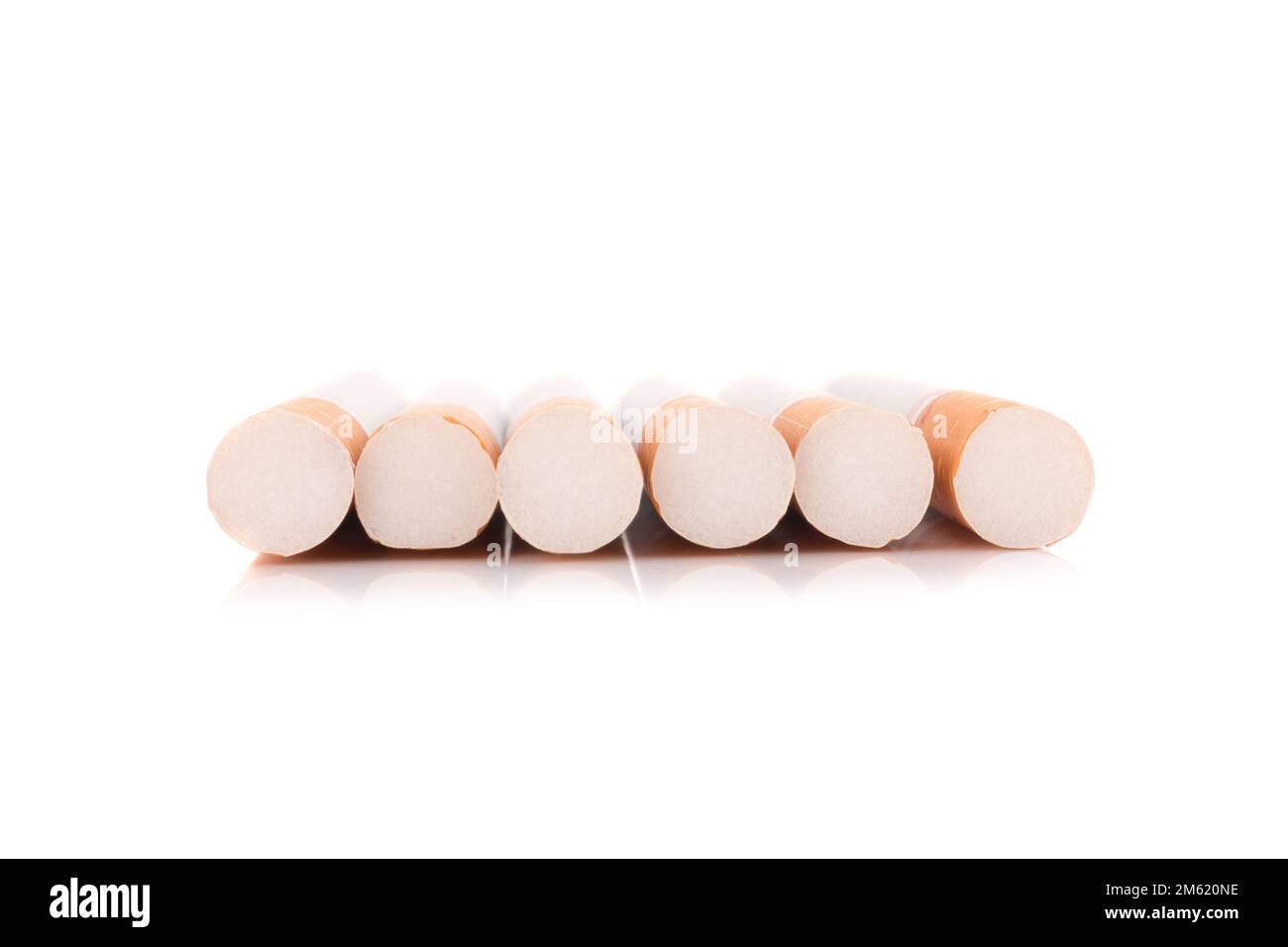 Cigarette isolated on white background Stock Photo - Alamy