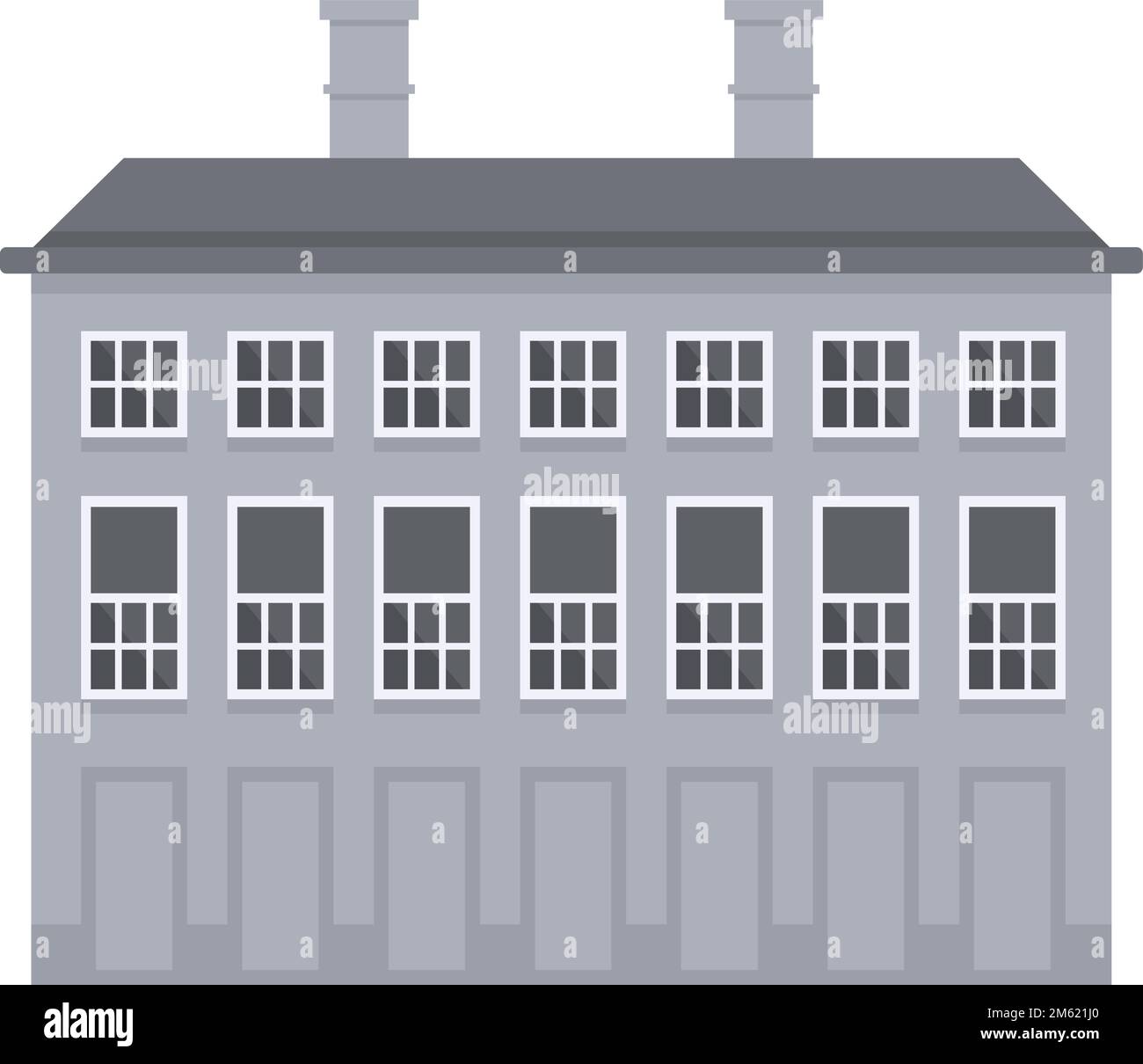 Dublin building icon flat vector. Ireland skyline building. Dublin ...
