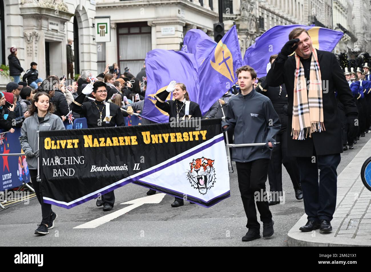 London, UK. 01st Jan, 2023. London's annual New Year parade featuring ...