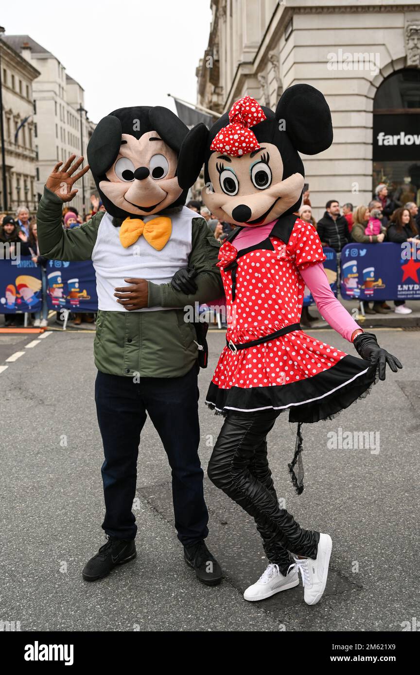 London, UK. 01st Jan, 2023. London's annual New Year parade featuring ...