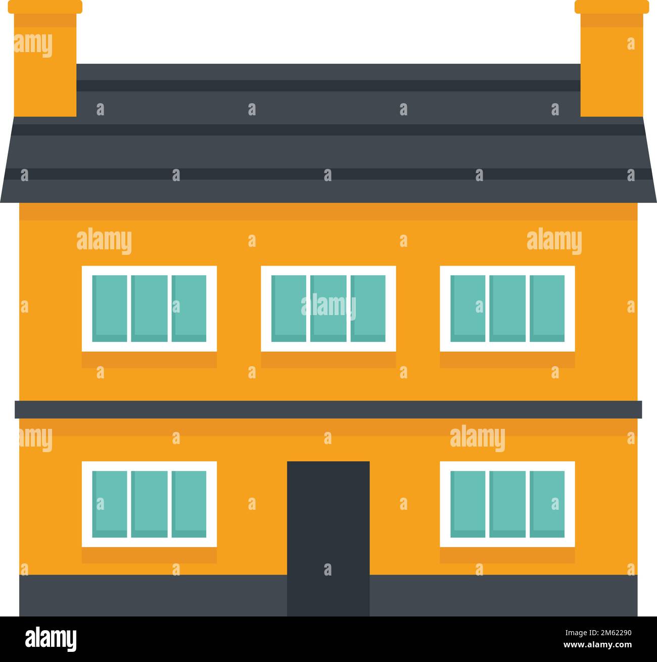 Old irish house icon flat vector. Pub leprechaun. Dublin building ...