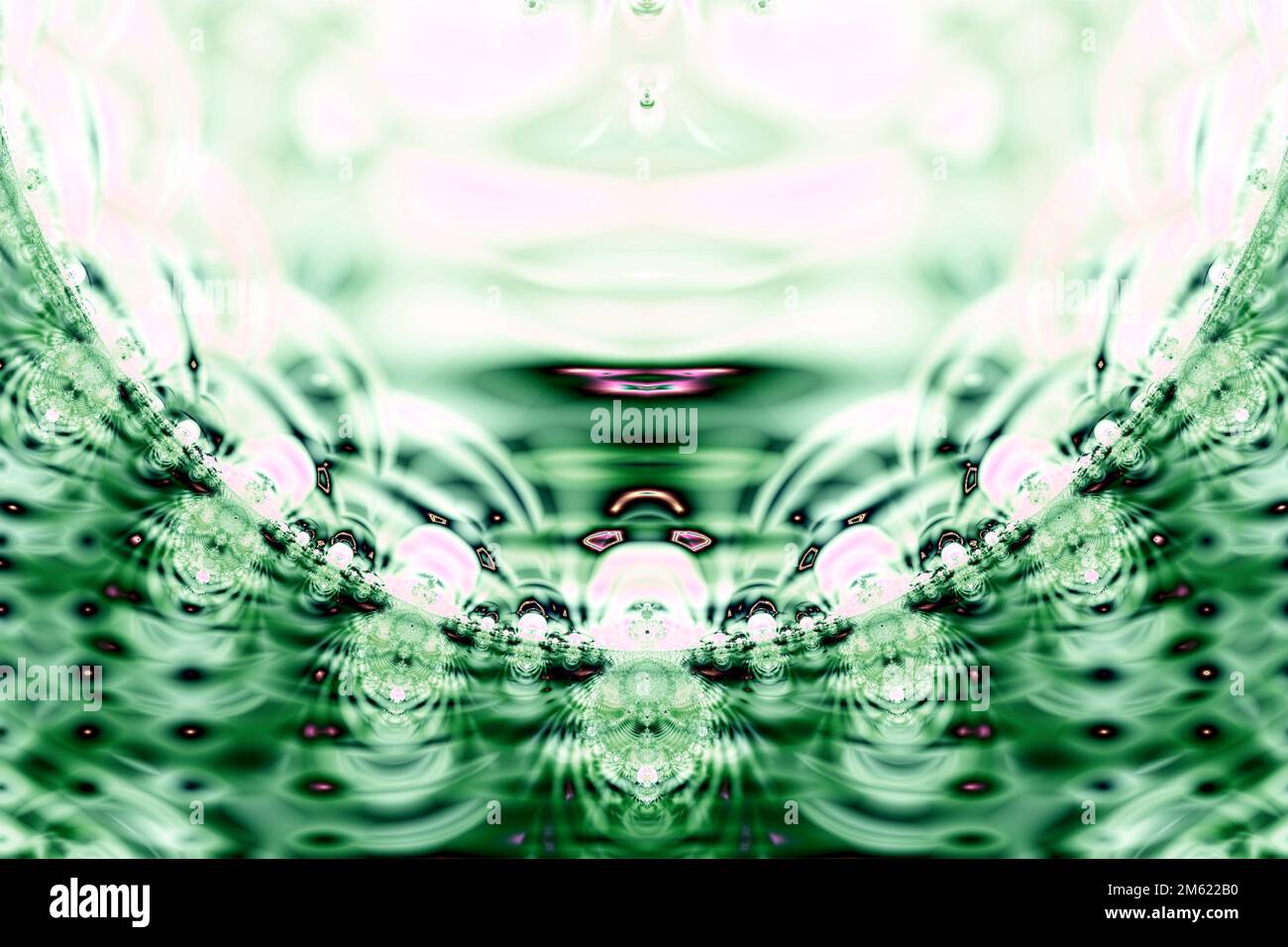 green and white abstract line drawing, digital graphic, background ...