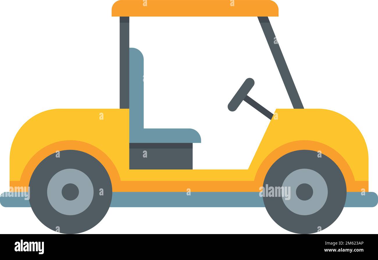 Golf cart icon. Flat illustration of Golf cart vector icon for web ...