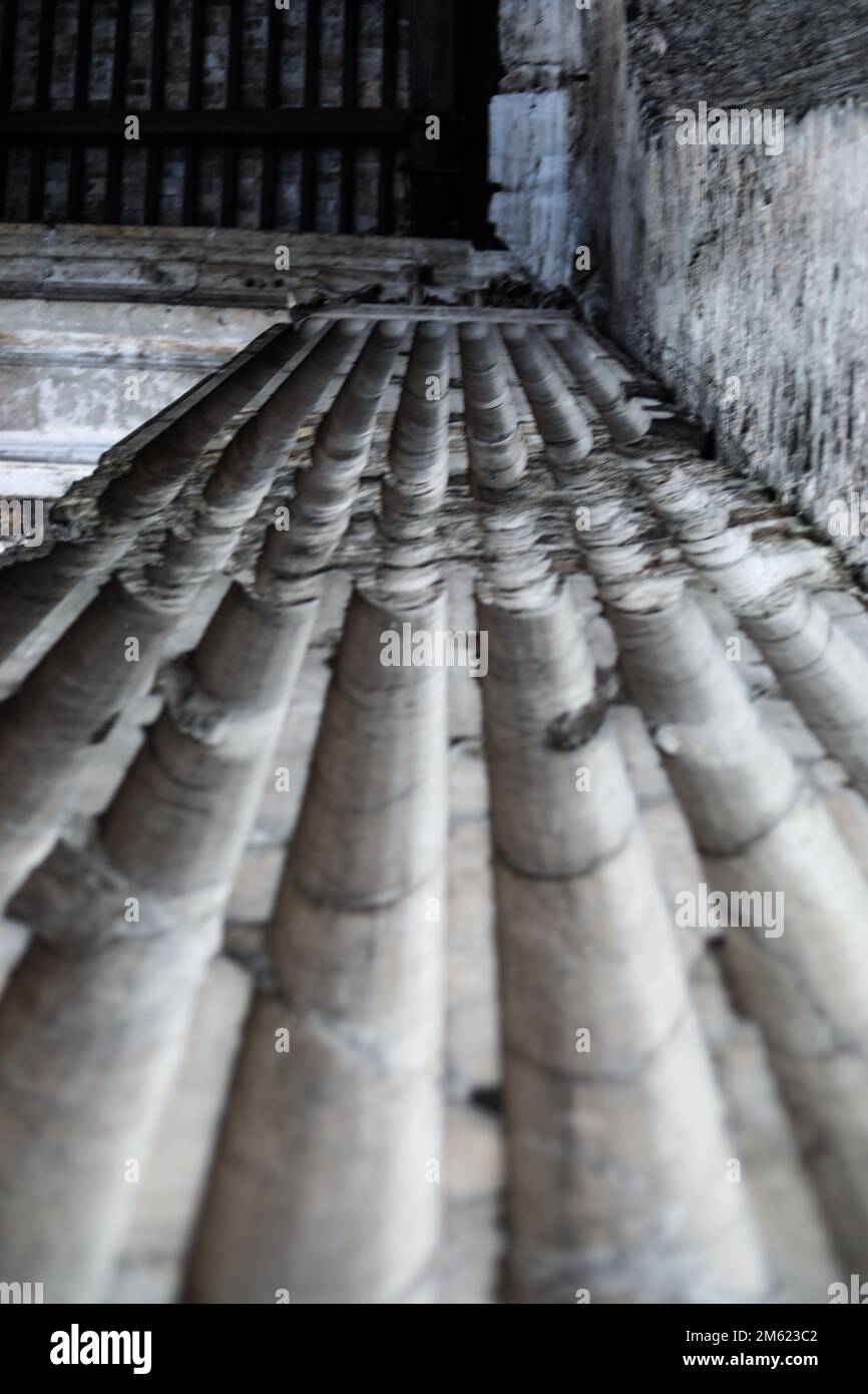 Column Detail at the Pantheon, Rome Italy Stock Photo - Alamy
